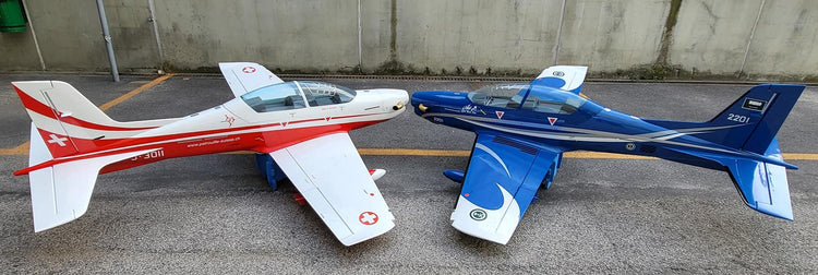 Pilatus PC-21 XL V2, Blue/White, SebArt – Gator RC