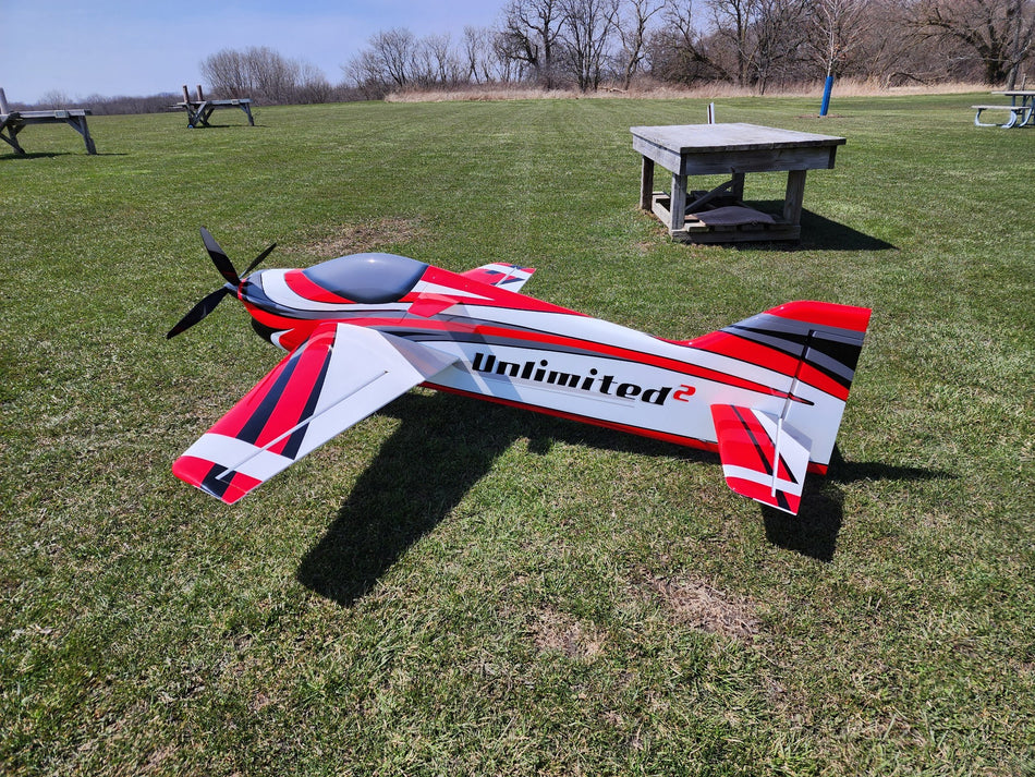 Unlimited², Red/Black/Silver, F3A Air – Gator RC