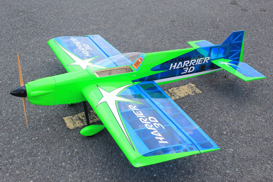 Seagull Model Harrier 3D, Blue/Green – Gator RC