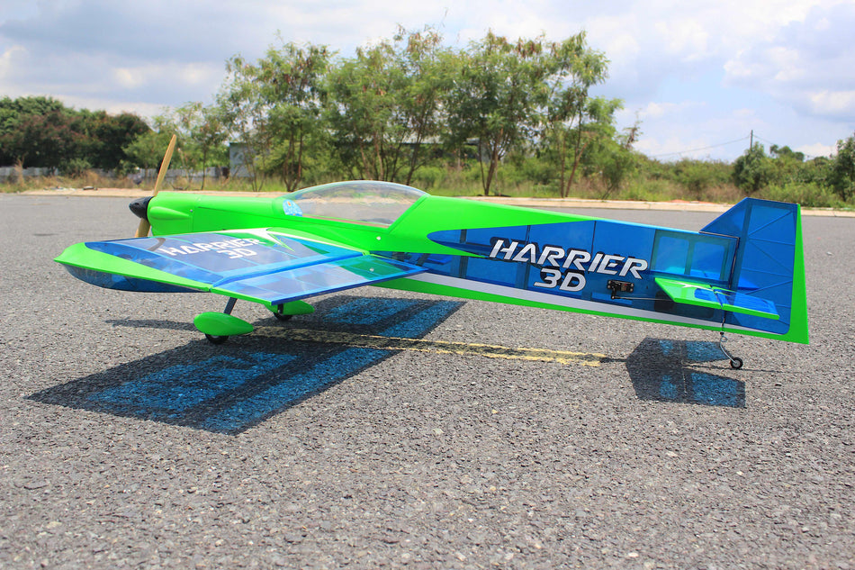 Seagull Model Harrier 3D, Blue/Green – Gator RC