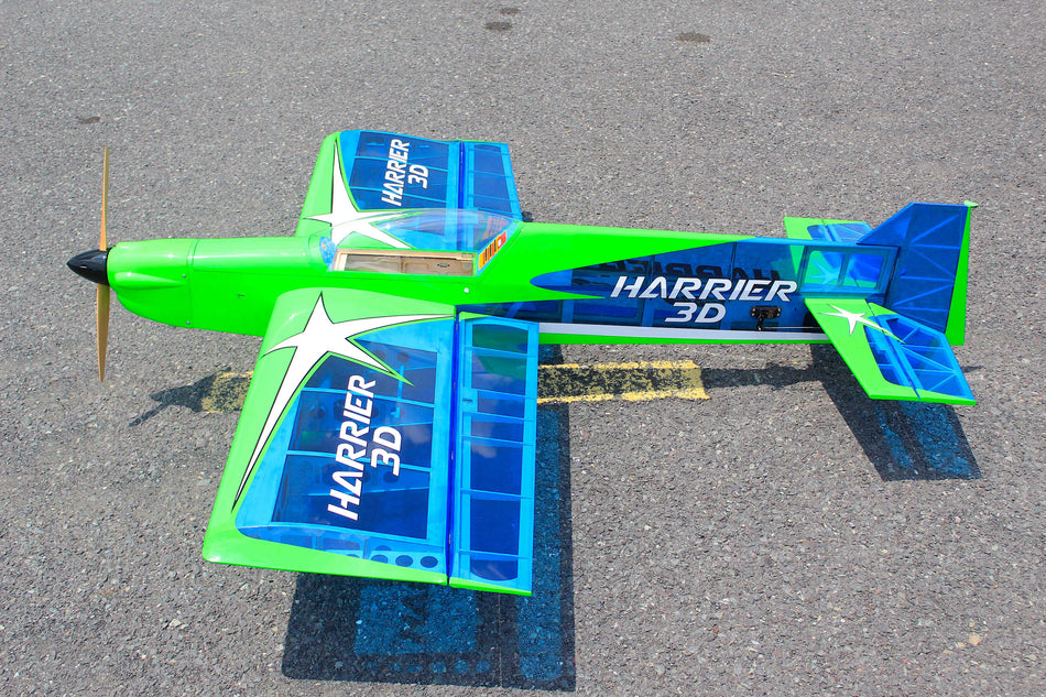 Seagull Model Harrier 3D, Blue/Green – Gator RC