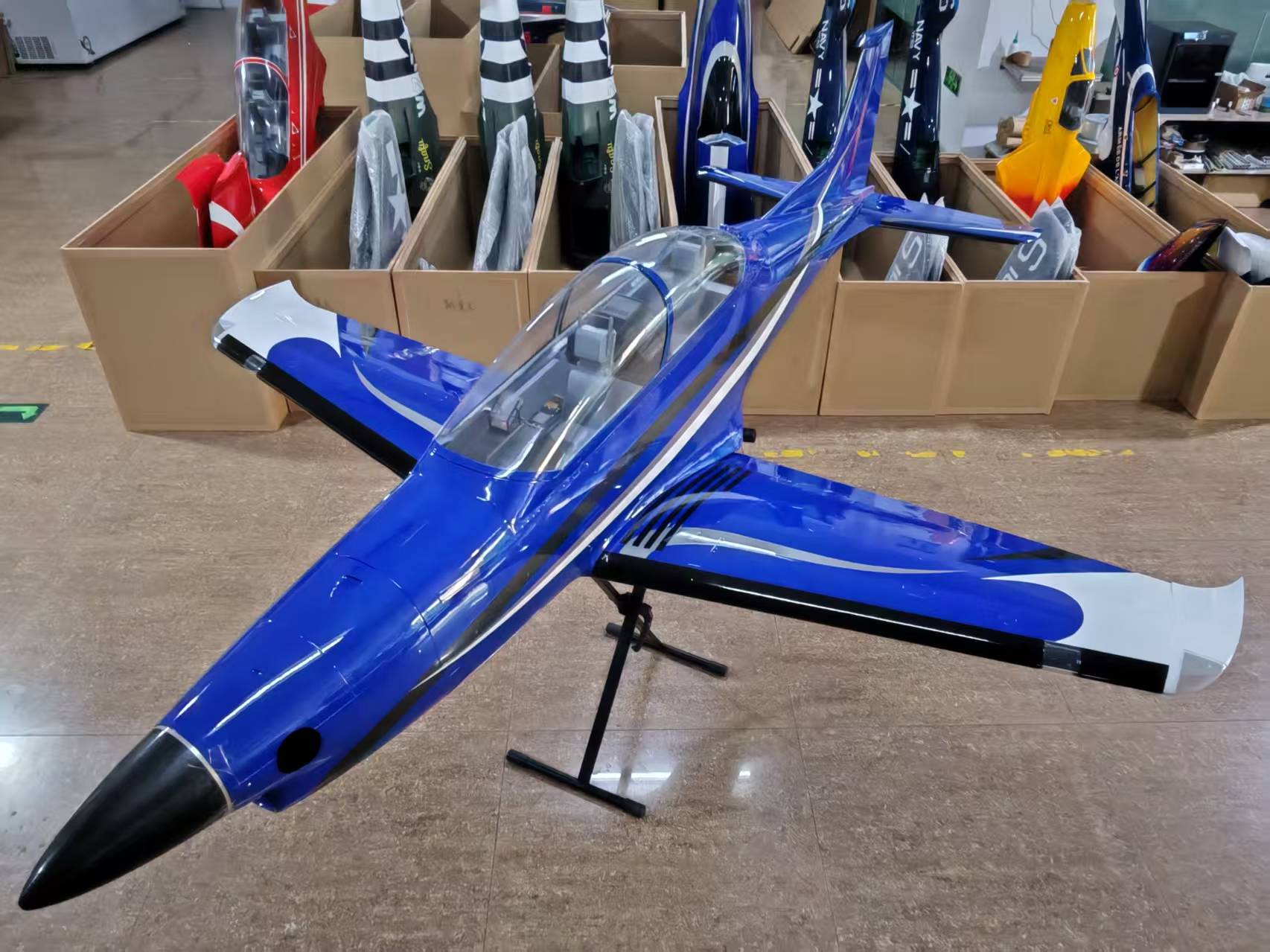 PC-21, Blue, TopRC Model – Gator RC