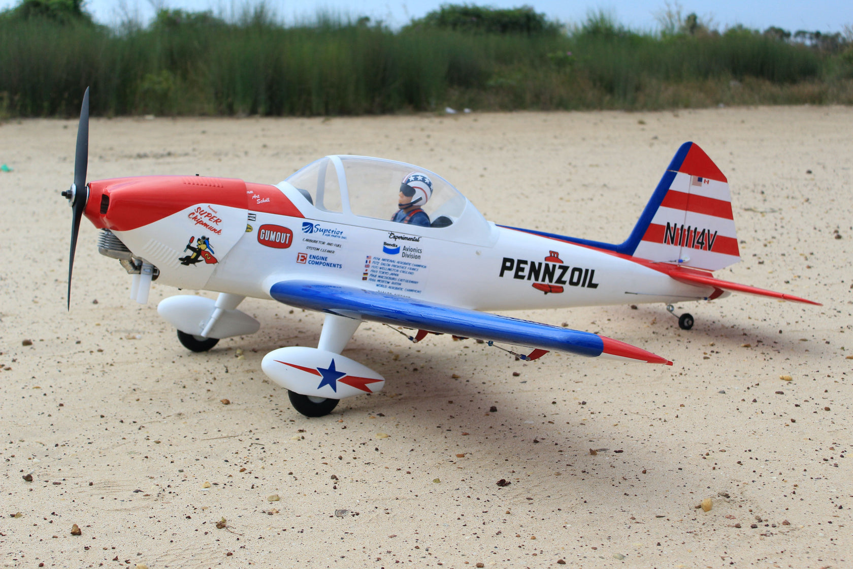 Art Scholl Super Chipmunk, ARF, Seagull Models – Gator RC