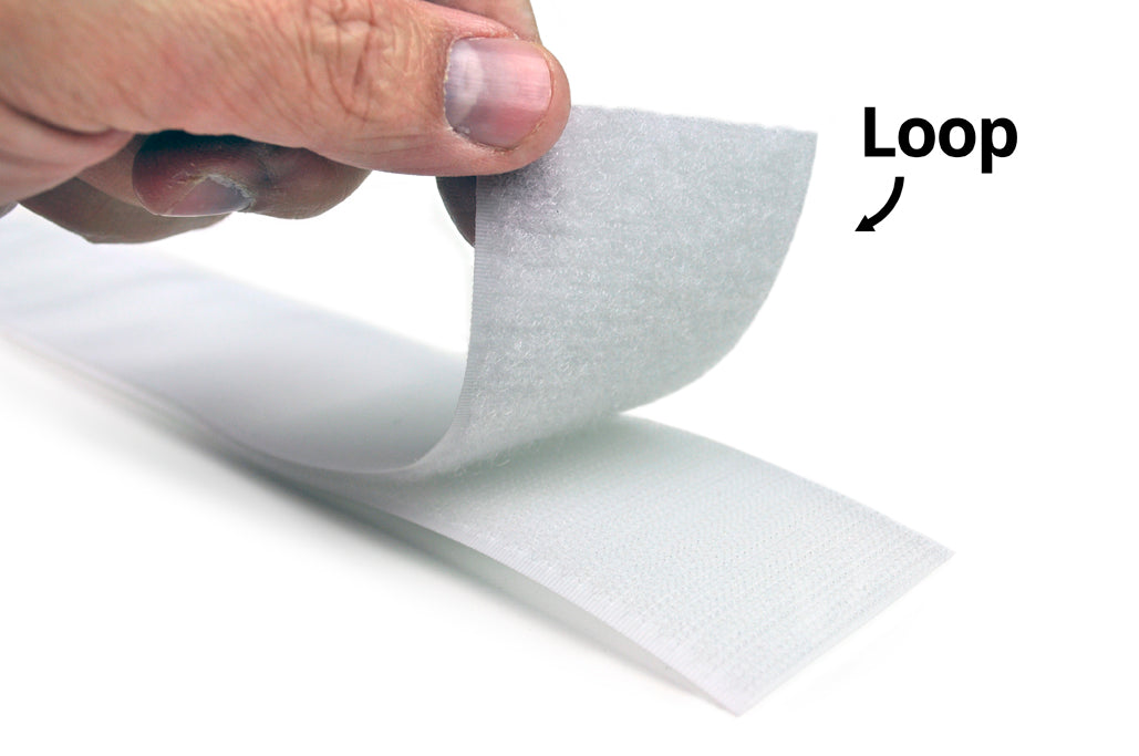 Gator-RC 7/8 x 1-meter Adhesive backed Hook and Loop strips White ...